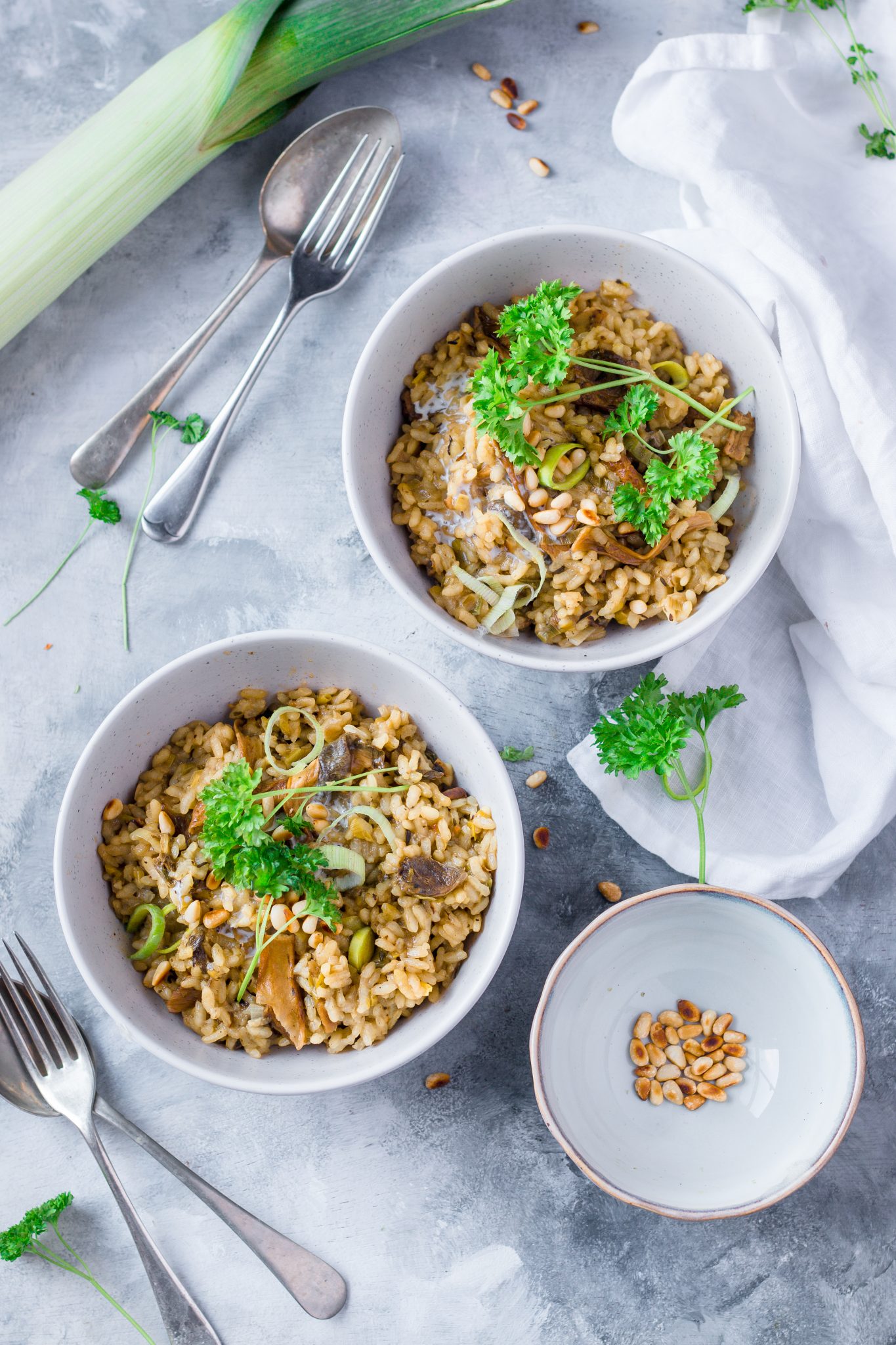 Leek and Porcini Risotto – British Leeks
